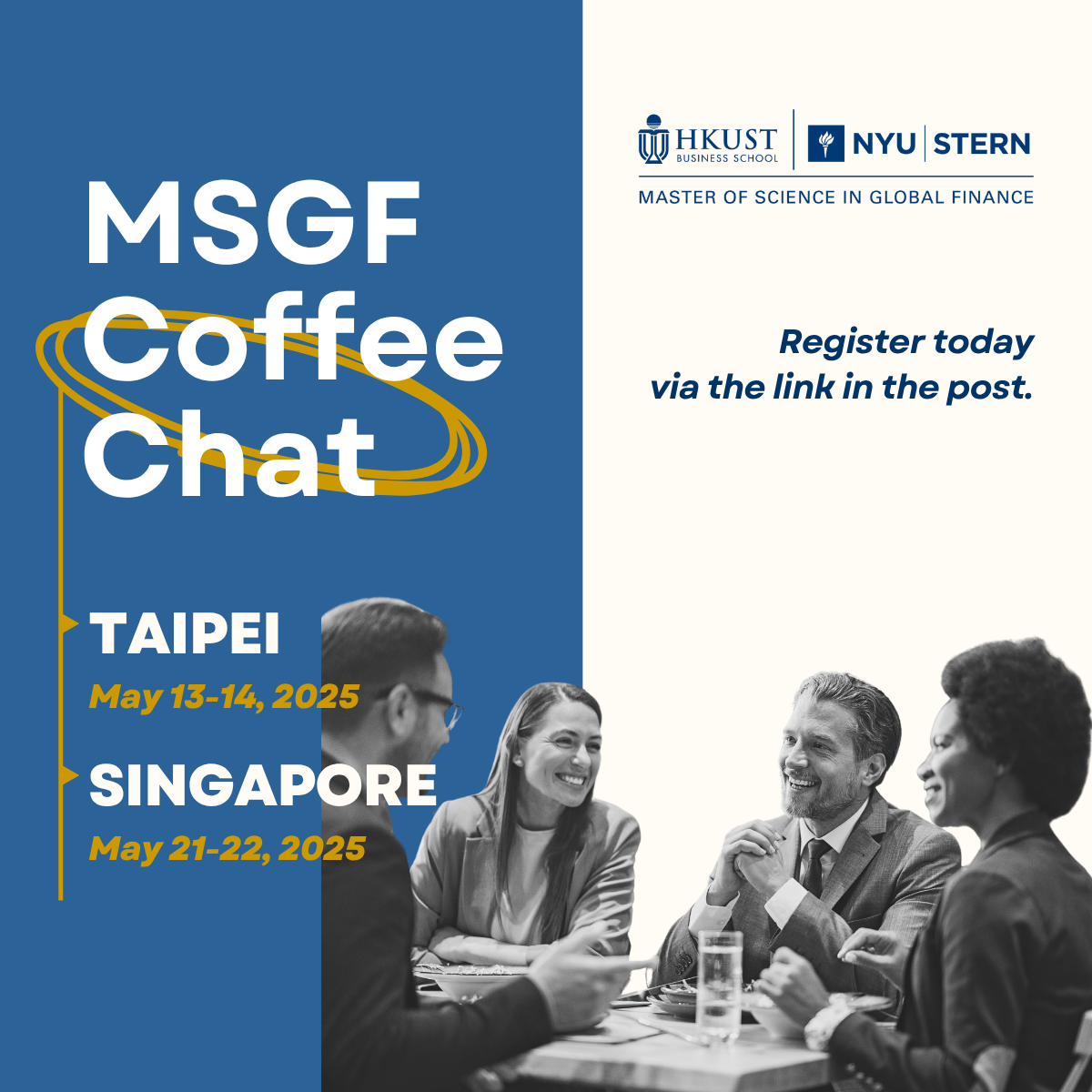 MSGF Coffee Chat in Taipei and Singapore, May 13-14, 21-22, 2025 ...